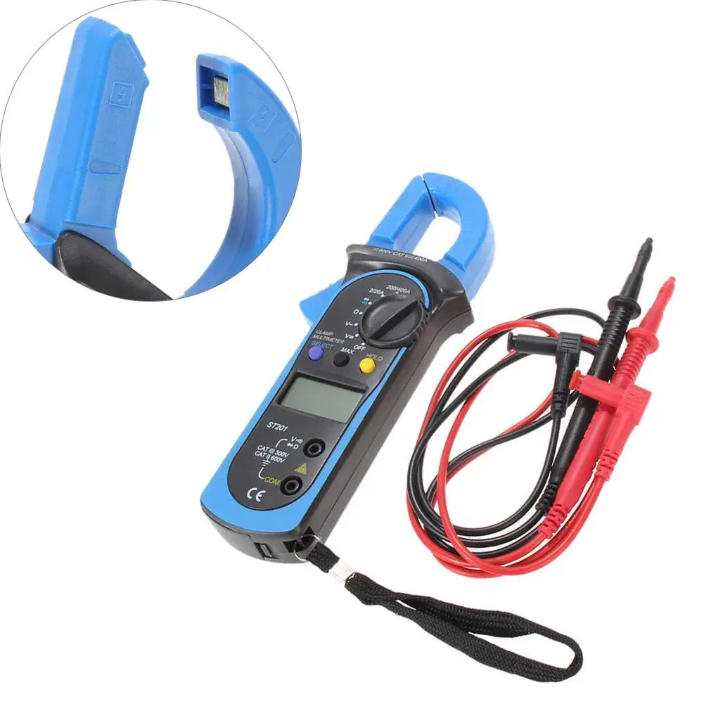 HoldPeak High Quality Blue Digital LCD Multimeter Voltmeter Ammeter AC ...