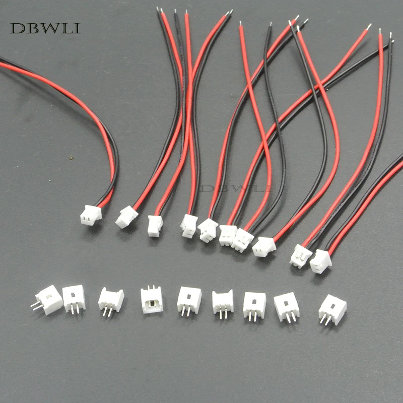10 PCS Mini Micro weiblich JST 1,25 1,25mm 2 Pin 2PIN /3/4/5/6P Pin ...