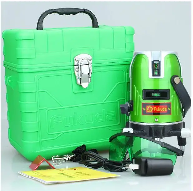 Free shipping fukuda EK 468G 5 lines green line laser level|green line laser level|laser ...