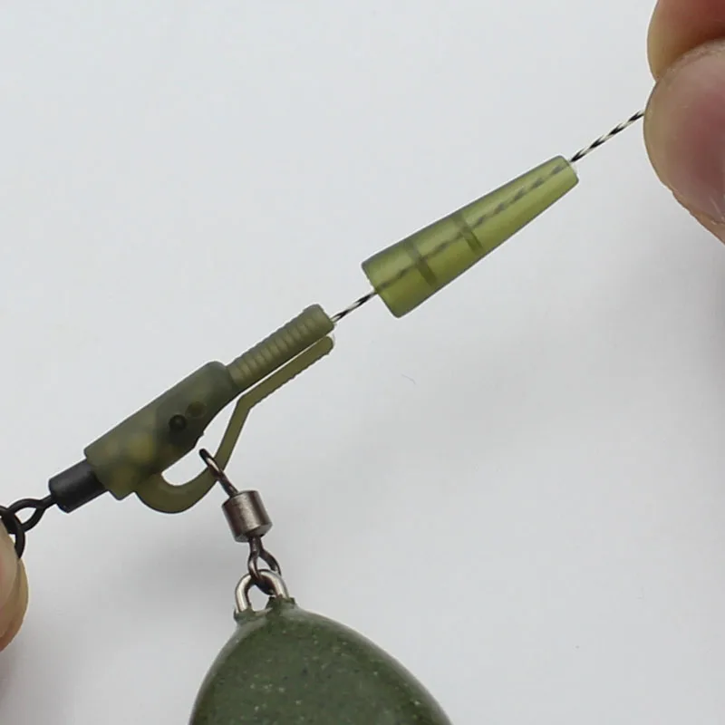 20PCS Carp Fishing Accessories Tail Cones Lead Sinker Mini Anti tangle ...