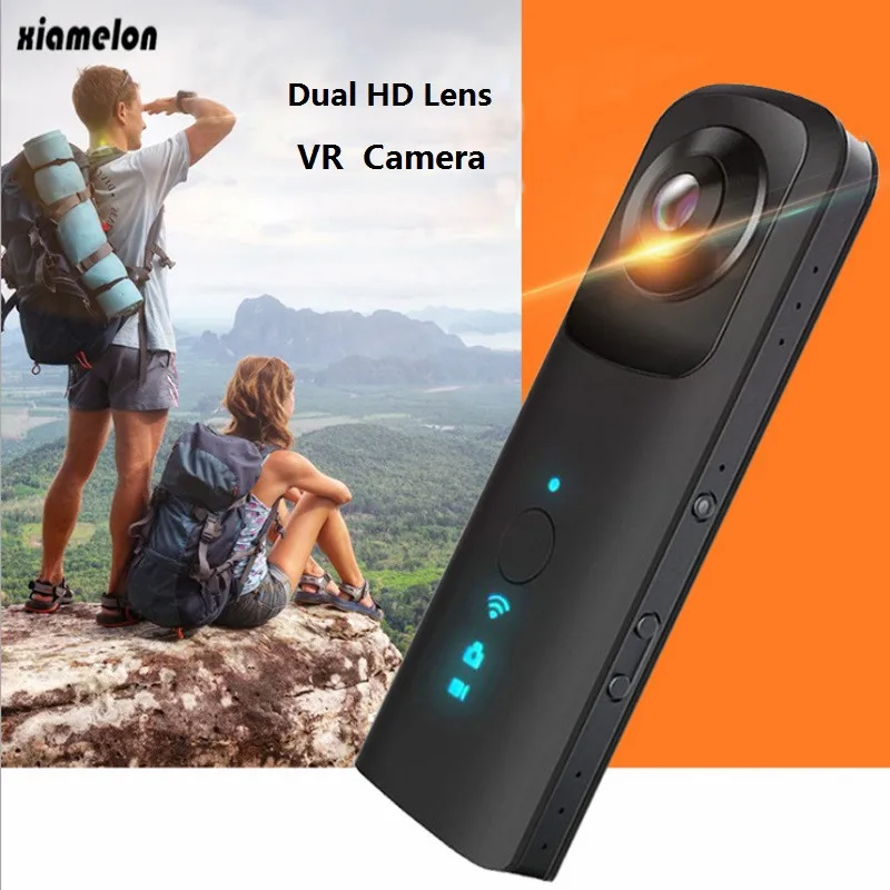 Xiamelon Mini 360 Degree Video Camera HD Wifi Panorama VR Cameras Wide ...