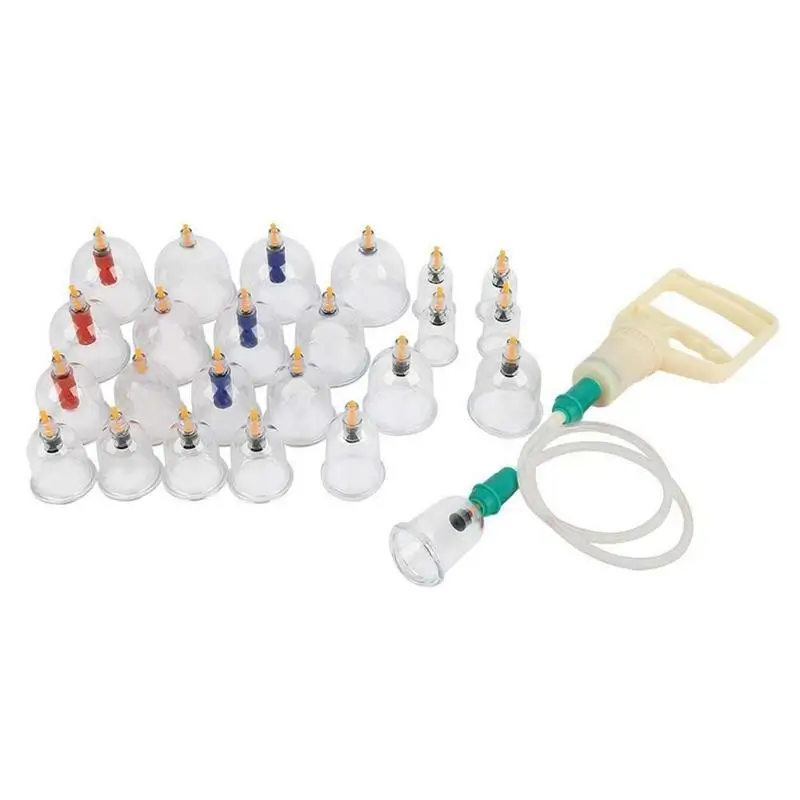 Suction Cupping Set Therapy Effective Healthy 24 Cups Medical Vacuum ...