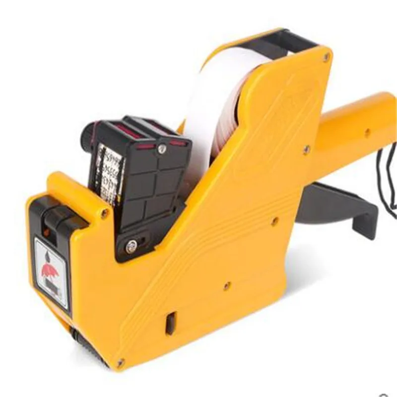 2316two Line Price Labeler 10 Digits Tag Sticker Pricing Gun Refillable Ink Roller Price