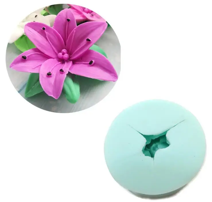 HC0021-Lily-3d-Mold-Silicone-Lily-Mold-Flower-Molds-Wedding-Flower ...