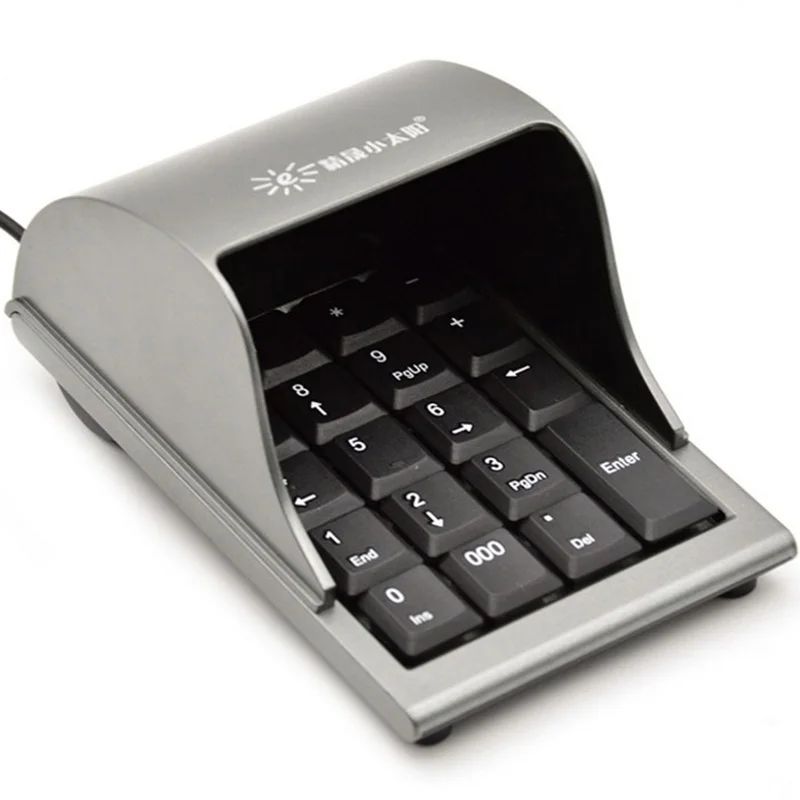Privacy Protection Numpad Numeric Keypad 18 Keys Wireless Mini USB ...