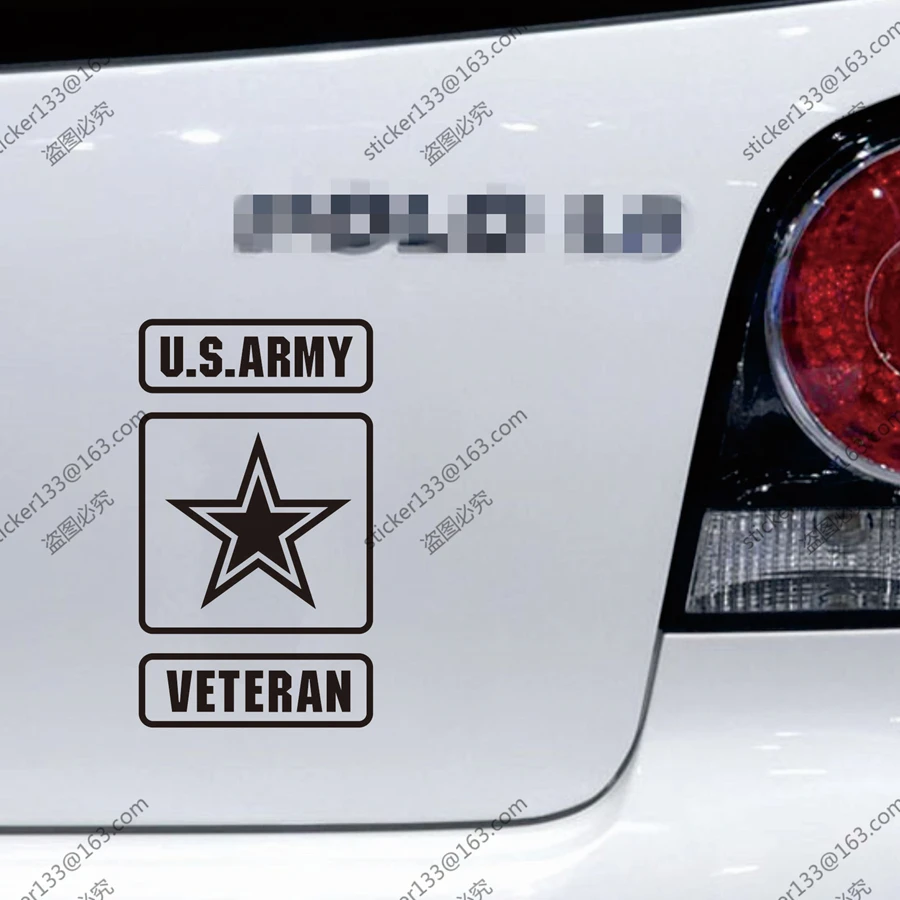 US-Army-Veteran-Vet-Star-USMC-Car-Trunk-Military-Car-Truck-Decal-Bumper ...