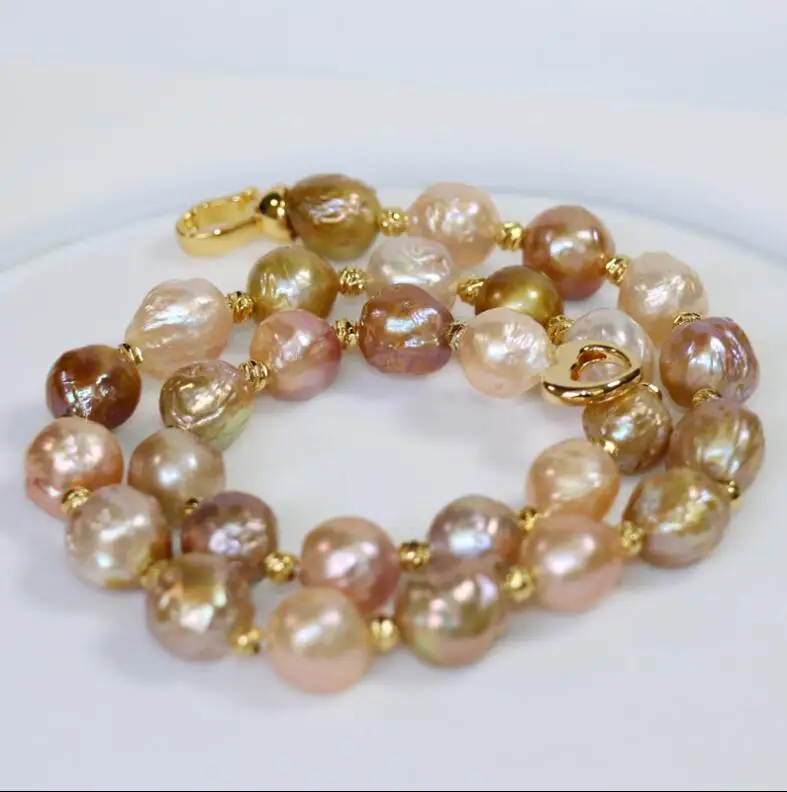 Zcd 2017 816 Baroque Natural Special Shaped Pearl Necklace