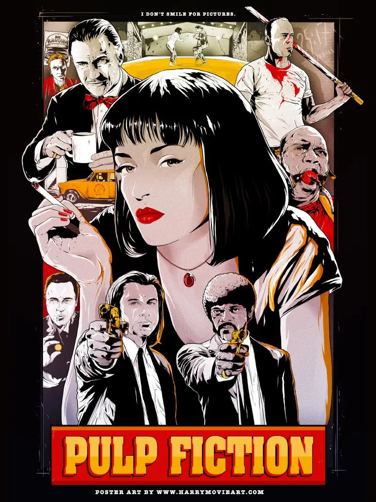 Pulp Fiction Pop Art
