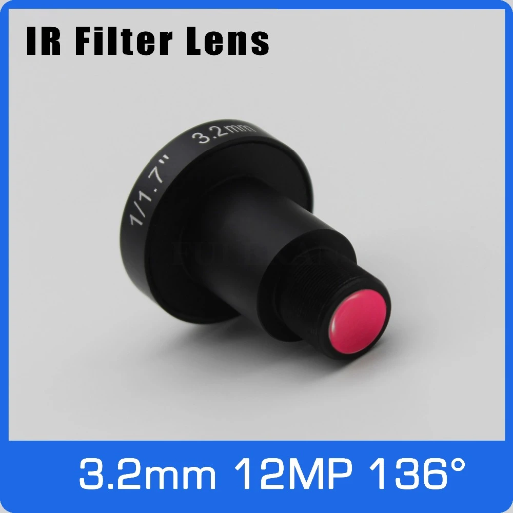 4k Lens 12megapixel M12 1/1.7" 3.2mm 136 Degree For Sjcam Xiaomi Yi ...