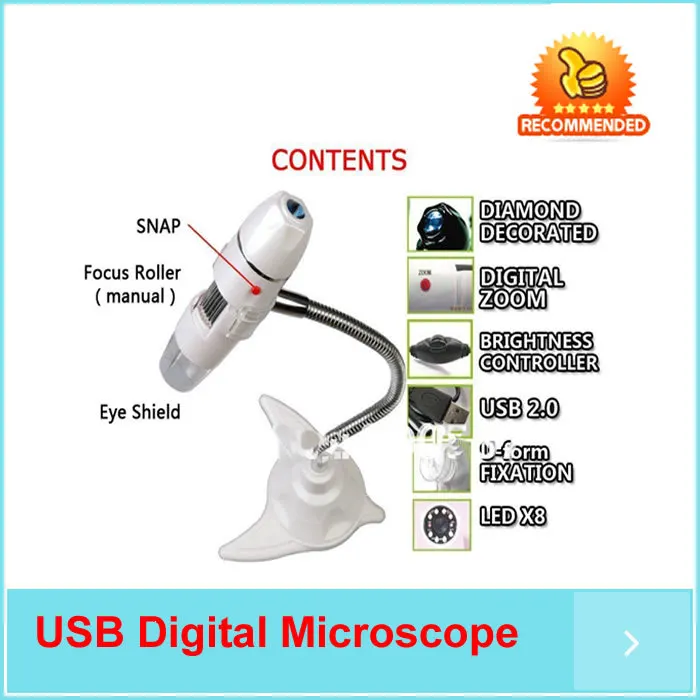 New USB Digital Microscope,USB magnifying glass 2.0M pixels USB ...
