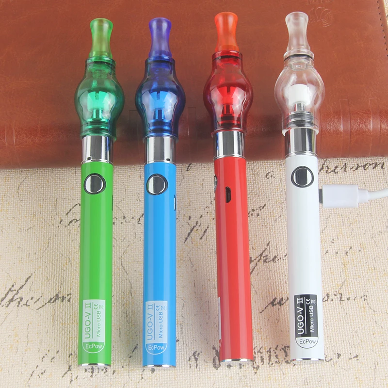 UGO-V II Battery Glass Globe Atomizer Electronic Cigarette Ego Starter ...