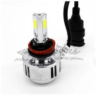 3SMD COB LED Car Headlight CREE ETI Flip Chips 12V Car Headlight 40W ...