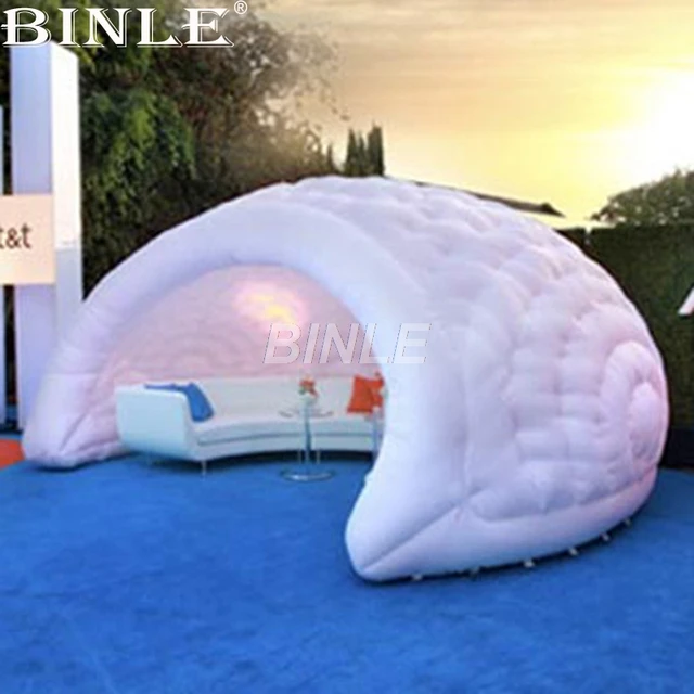 Customized waterproof led lighting inflatable party dome tent white ...