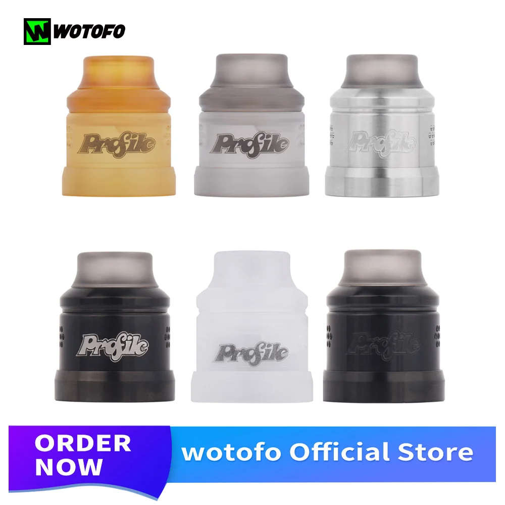 Original Wotofo Profile RDA Cap Flavor enhancing 810 drip tip For ...