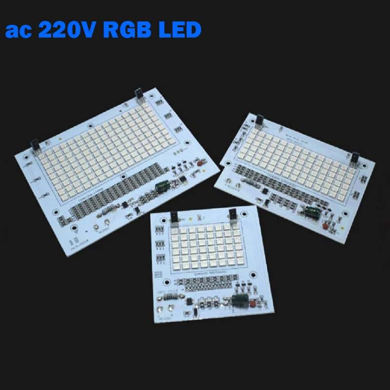 Ac220v Rgb Led Pcb With Integrated Ic Driver 20w 30w 50w Smd 5050 Lamp ...
