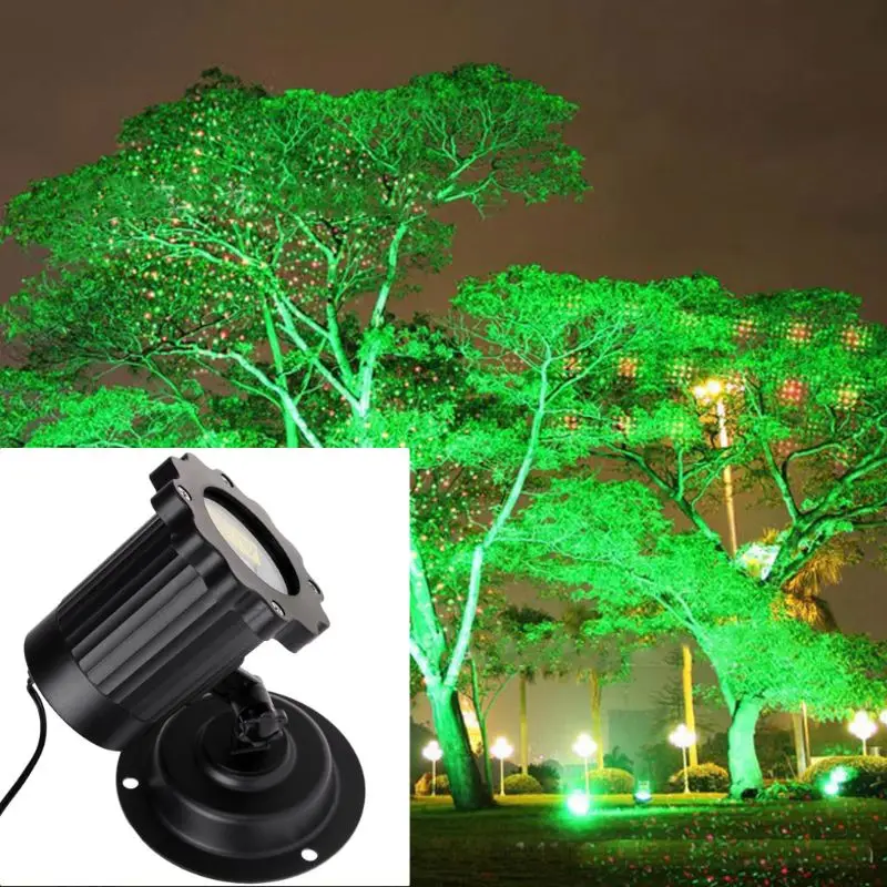 LED Red Green Laser Light With IR Remote Control Pattern Projection ...
