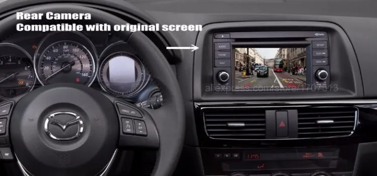 Caméra de recul pour Mazda CX 5 CX5 2013 2014, Compatible avec écran ...