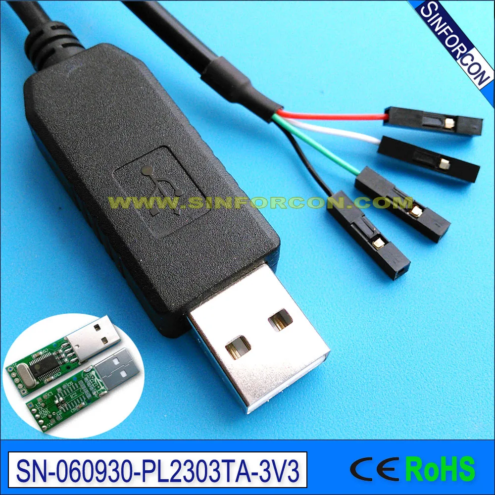 Prolific-PL2303TA-USB-UART-TTL-3V3-1800-Cable-de-depuraci-n-de ...