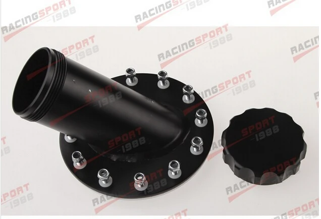 Billet Fuel Cell Fast Fill Filler Neck Aluminum 45 Deg/Degree 12 Bolt ...