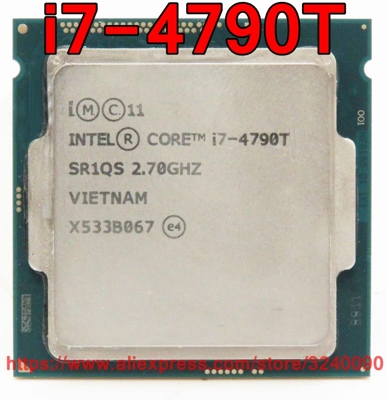 Procesador Intel CORE i7-4790T, Original, 2,70 GHz, 8M, 45W, Quad-Core ...