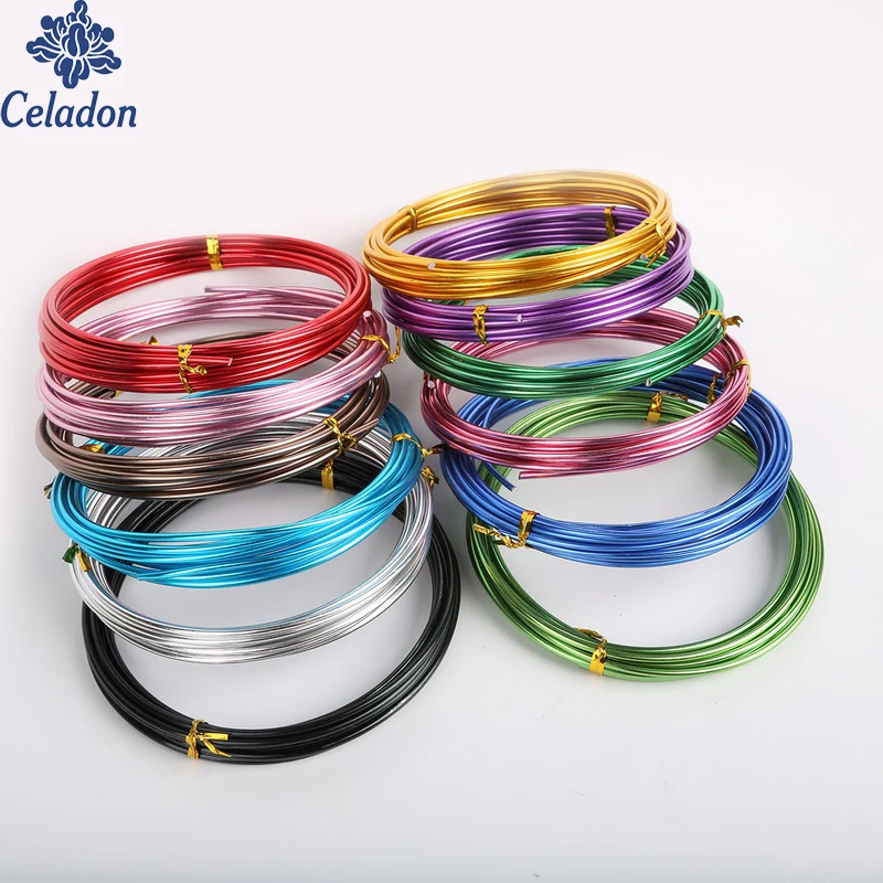 Hot Sale 5m Aluminum wire Soft Metal Floristry wire Round Shaped ...