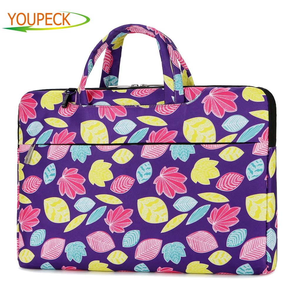 Colorful Women Laptop Bag 12 13.3 14.1 15.4 15.6 Waterproof Nylon ...