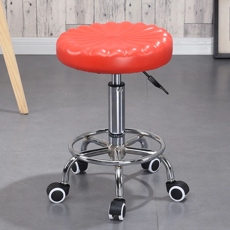 Height Adjustable Chair Salon Rolling Swivel Stool Tattoo Facial ...