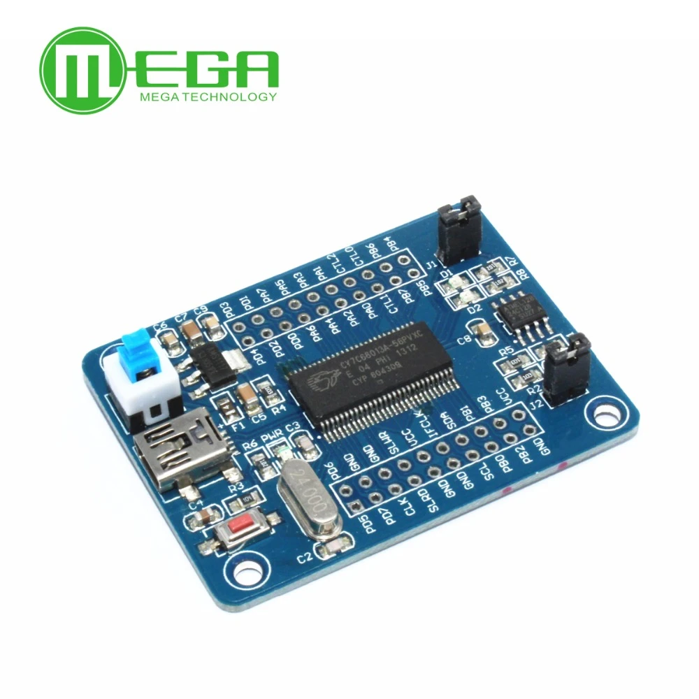 1pcs Ez-usb Fx2lp Cy7c68013a Usb Core Board Development Board Usb Logic Analyzer I2c Serial And ...