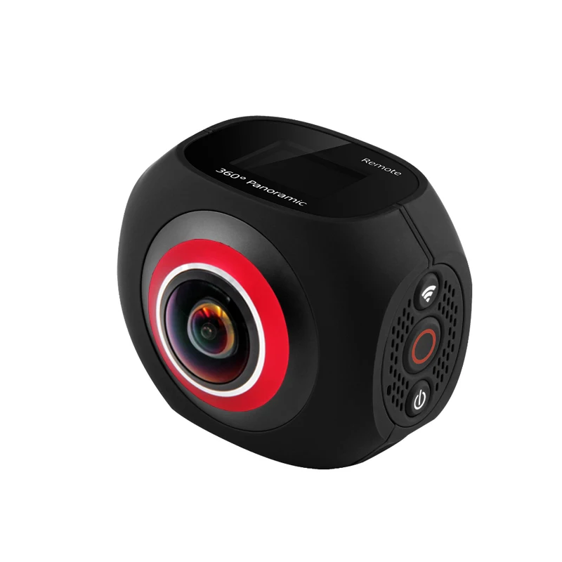 New 4K HD 360 Degree Panoramic Camera VR Panorama 720 Camera Dual Lens ...