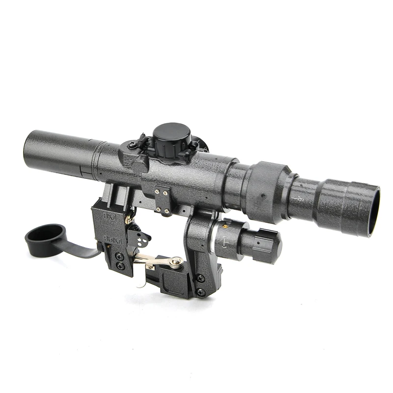 Dragunov SVD POS 3-9X24 Red Illuminated Hunting Riflescope Glass ...