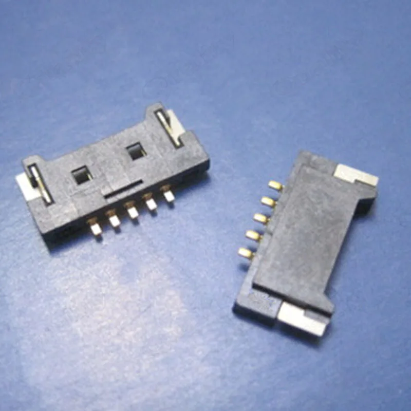 LCD Screen Socket Connector 1.25 Pitch 5 pin Gold plated Slim Plate ...