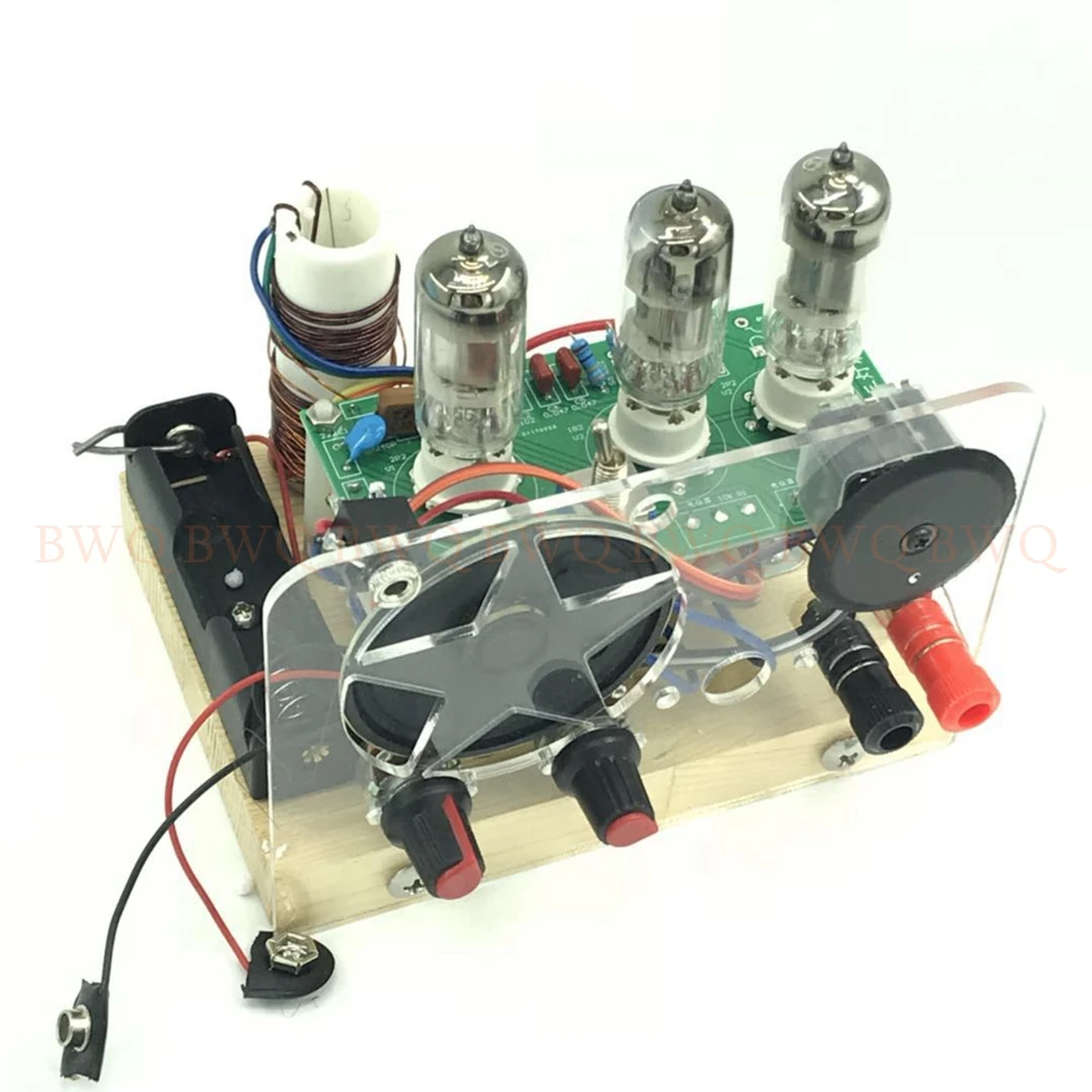 Diy Kits Dc Three Lamp Short Wave Electronic Tube Radio Suite Cw Ssb ...