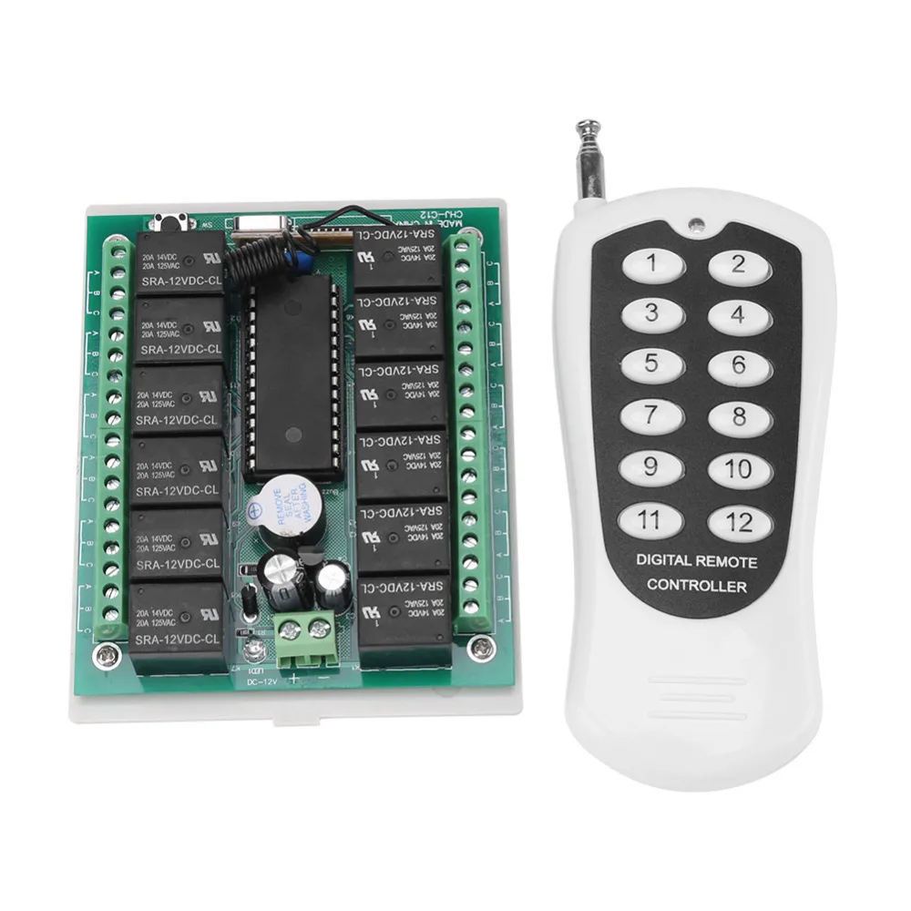 Aliexpress.com : Buy VBESTLIFE DC12V 12CH Remote Control Switch 12V ...