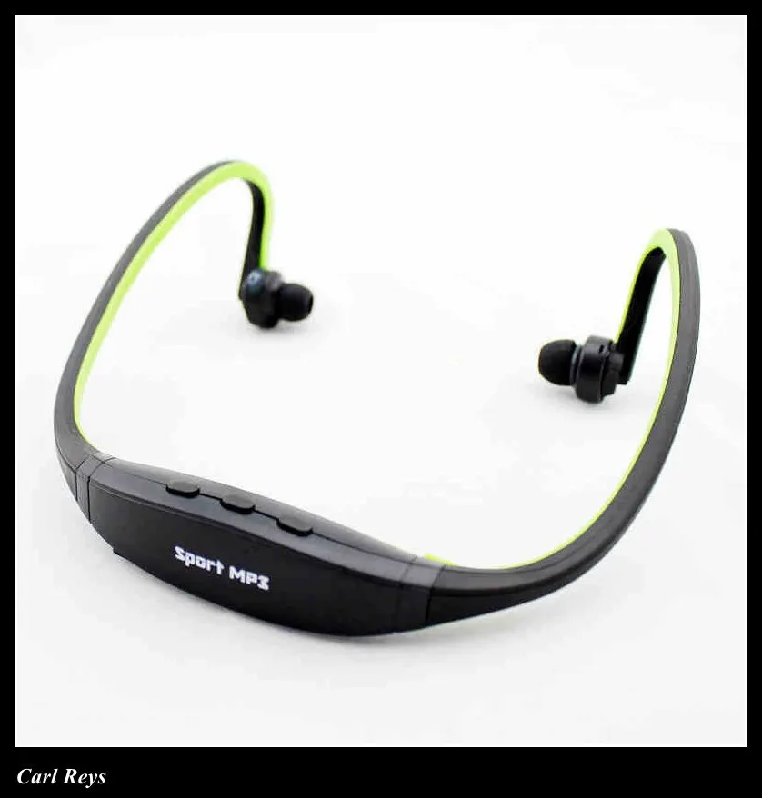 Wireless Portable Wrap Around Headphones Sports MP3 Music Player ...