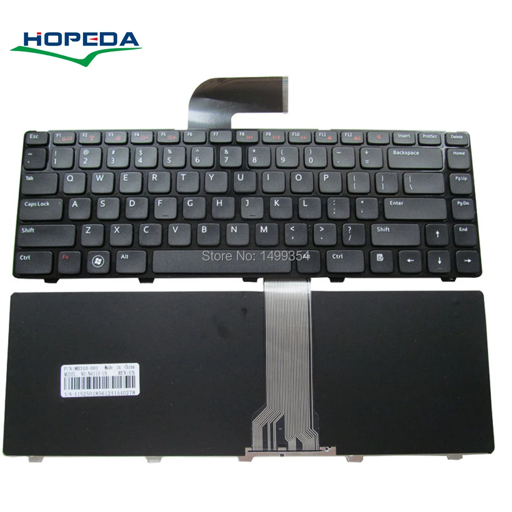 New Laptop Keyboard For DELL N4110 n4050 N4040 5520 M4050 M411R N4120 ...