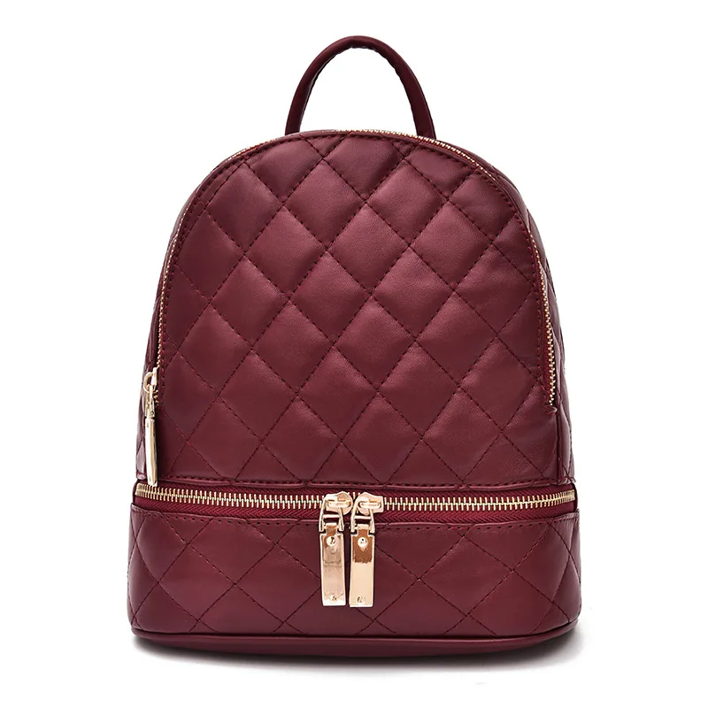 Jollque Women Backpack High Quality PU Leather Mochila Escolar School ...