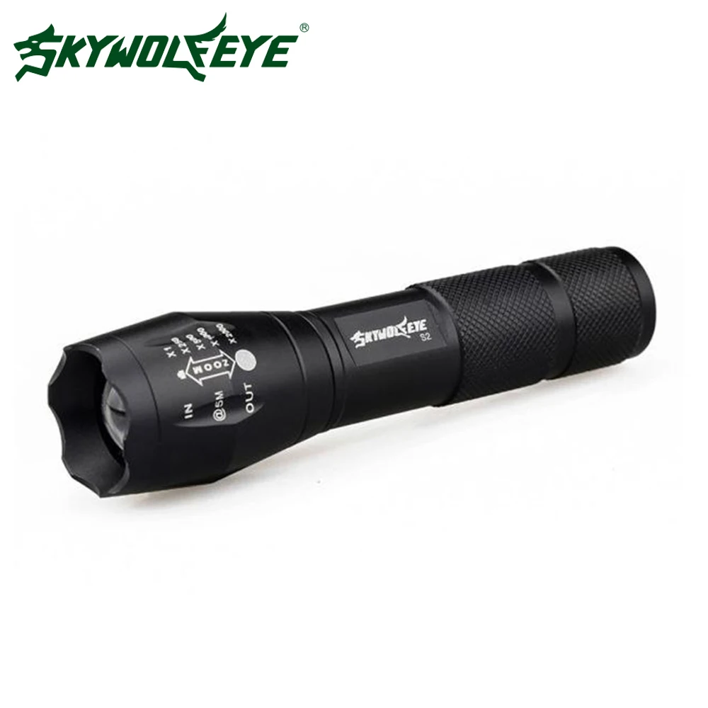 Skywolfeye LED Flashlight 3500 Lumen 5 Modes CREE XM L T6 LED Torch ...