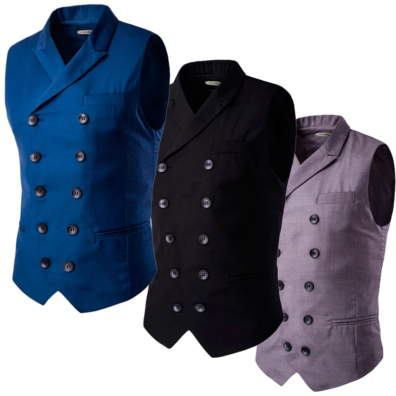 Online Buy Wholesale Mens Double Breasted Waistcoat From China Mens