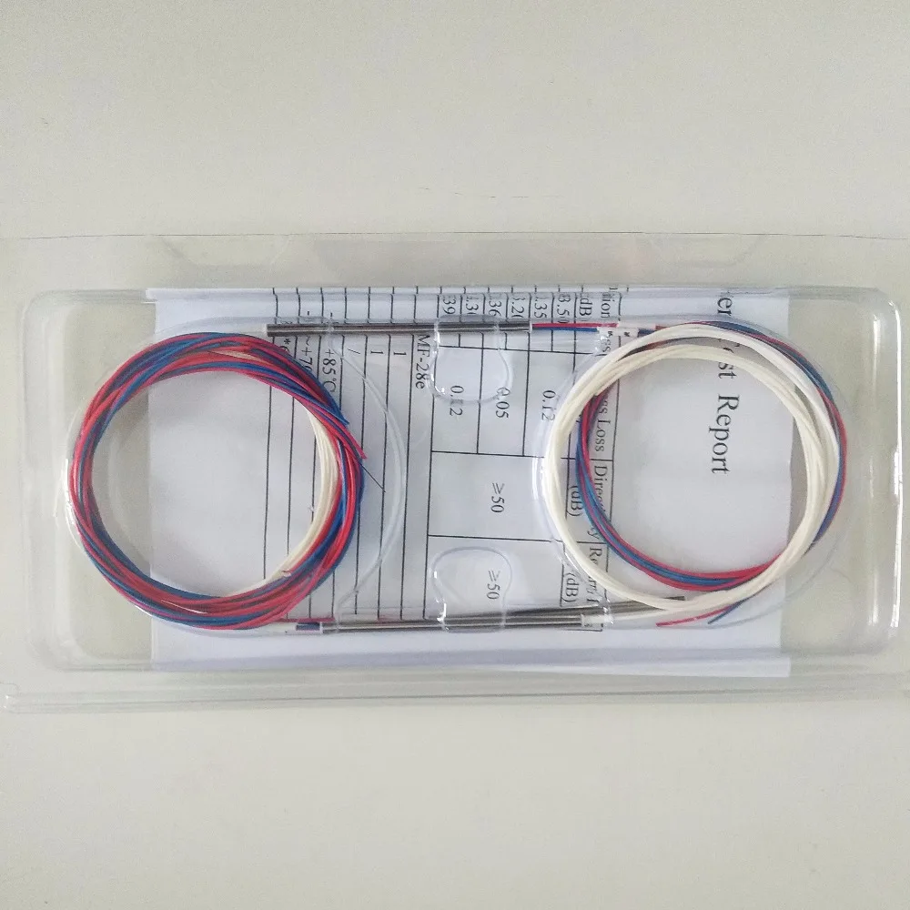 50pcs fiber optic FBT splitter fiber coupler unbalanced splitter split ...