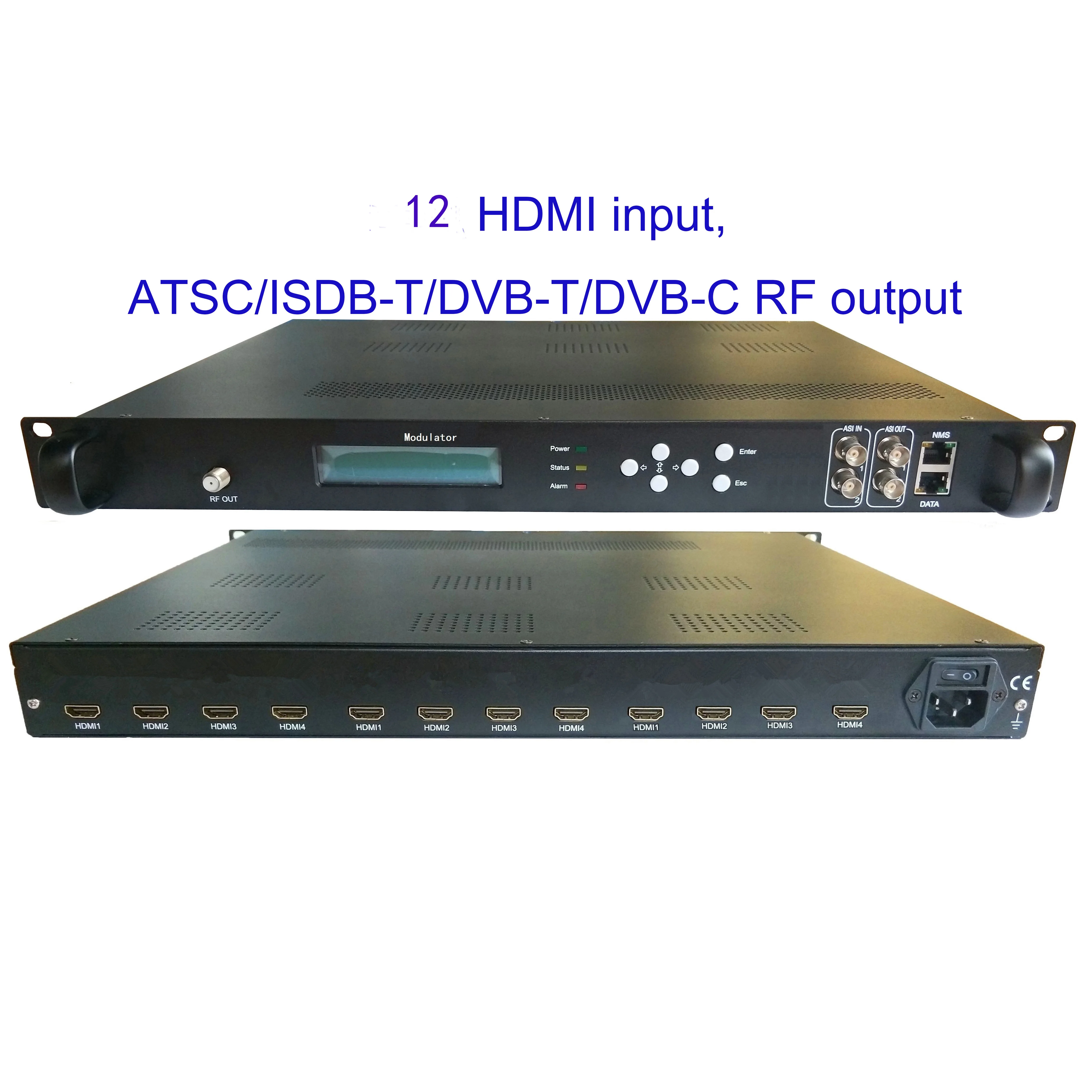 4-transponders-1080P-12-16-HDMI-to-DVB-T-encoder-modulator-Digital-TV ...