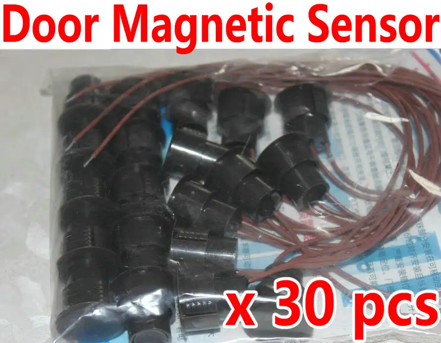 30 pcs per lot Round Type sensor door magnetic Sensor,Windows Door ...