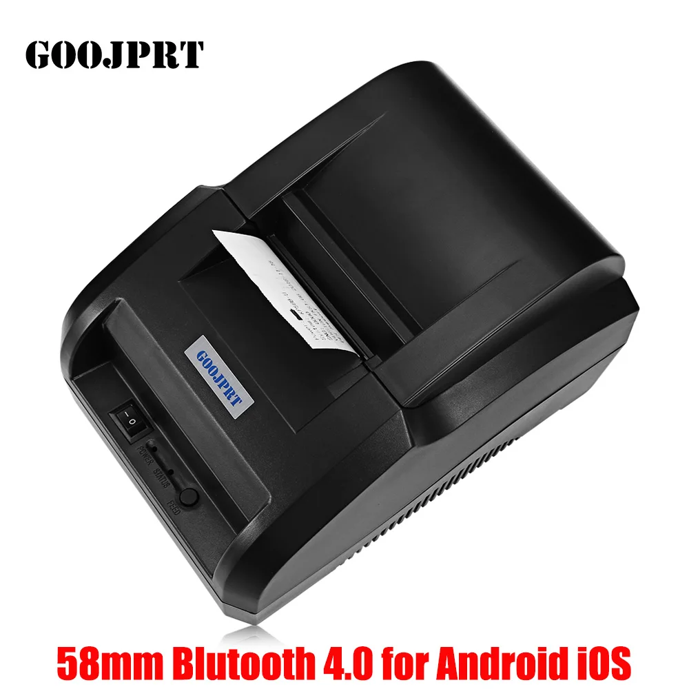 GOOJPRT JP58H Bluetooth Thermal Receipt Machine with USB Port for ...
