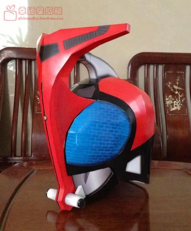 1:1 Manual Limit Of 3D Paper Model DIY For Wearable Fake Knight Kabuto ...
