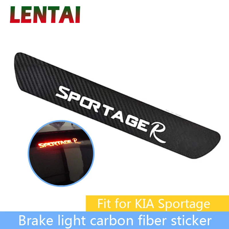 LENTAI High Brake Light Auto Accessories Black Carbon Fiber Stickers lentai-high-brake-light-auto-accessories-black-carbon-fiber-stickers