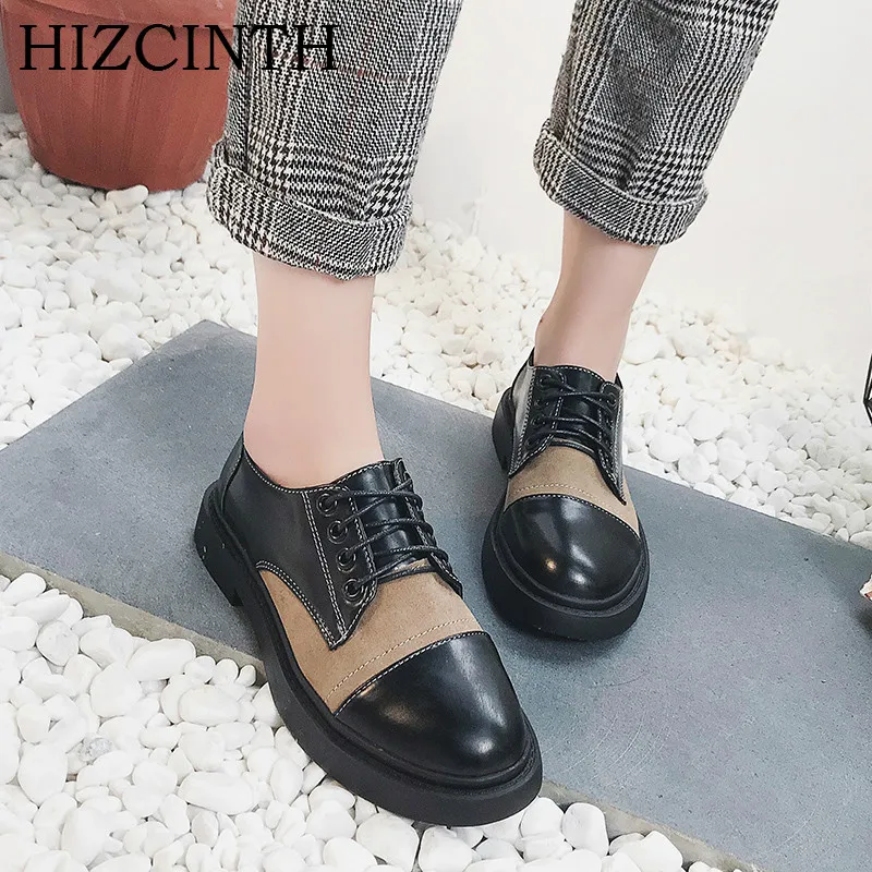 HIZCINTH British Wind 2018 Spring Women's Shoes Vintage Flats Single ...