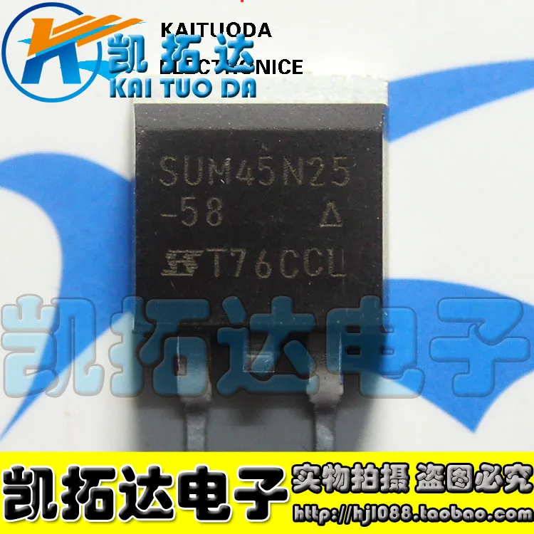 SUM45N25 5845N25ผลLED SMDทรานซิสเตอร์จอlcd KTDDZ|panel mount rj45 ...