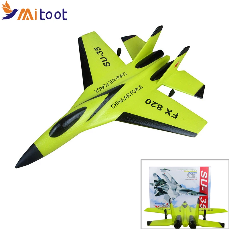 FX-820 2.4G 2CH Remote Control SU-35 Glider 290mm Wingspan EPP Micro ...