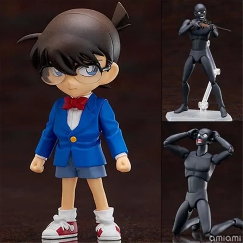 2pcs/lot Anime Cartoon Detective Conan Criminal Figma Action Figure ...