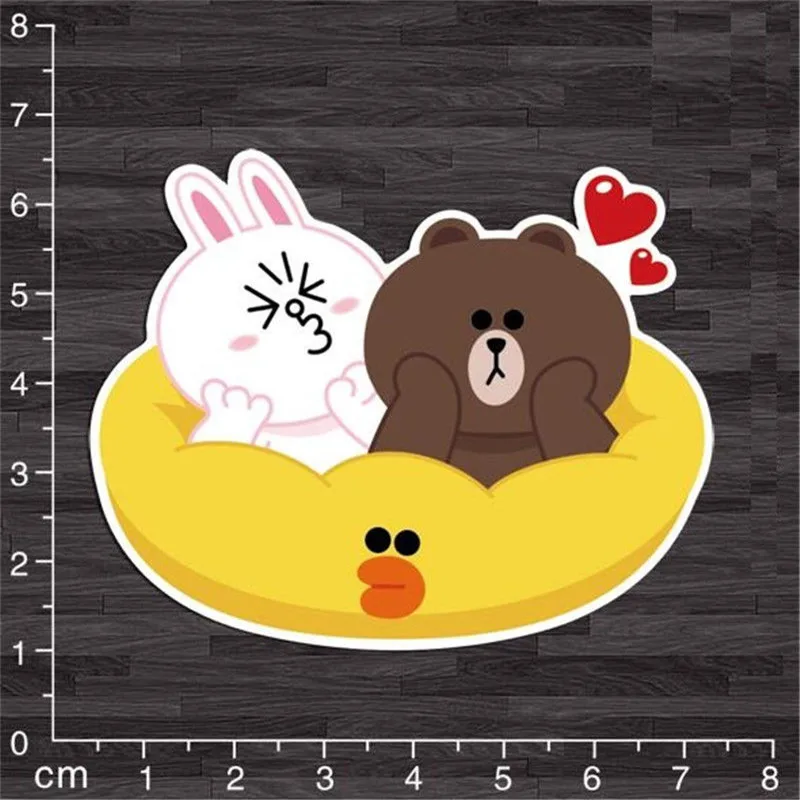 EatingBiting(R) X1 Brown Bear Bunny Cony Rabbit Chick DIY Graphics ...