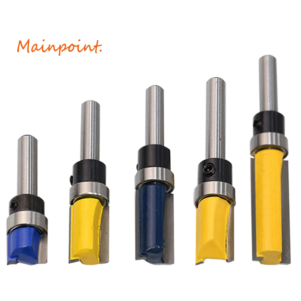 1Pc Flush Trim Router Bit Shank Bearing Woodworking Milling Cutter ...